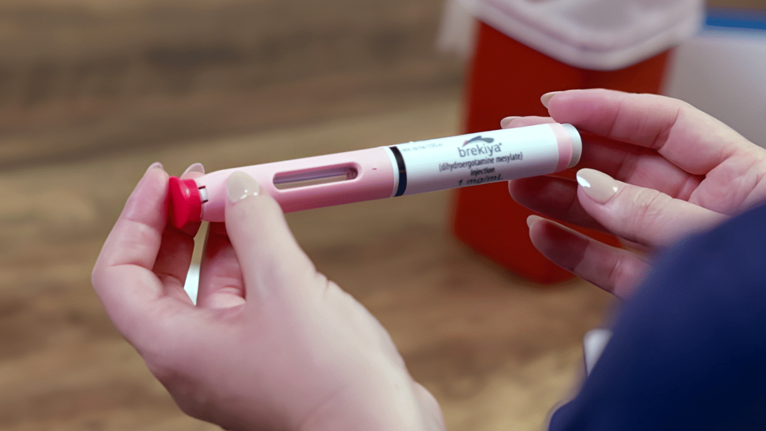 About Brekiya® (dihydroergotamine mesylate) autoinjector